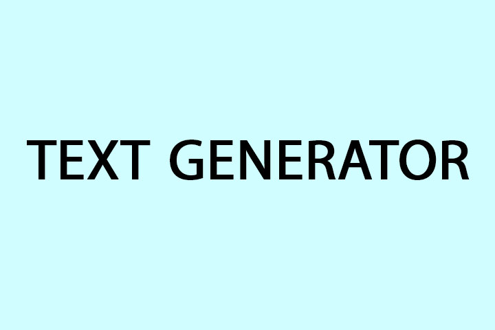 Text Generator Plugin